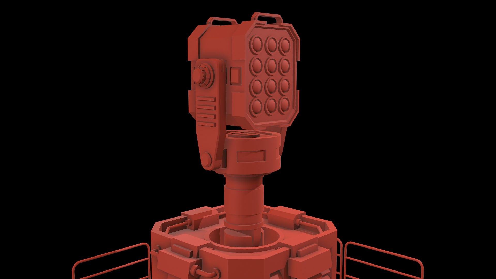 Rusty Turret-1-V1 3D Model - TurboSquid 2300228
