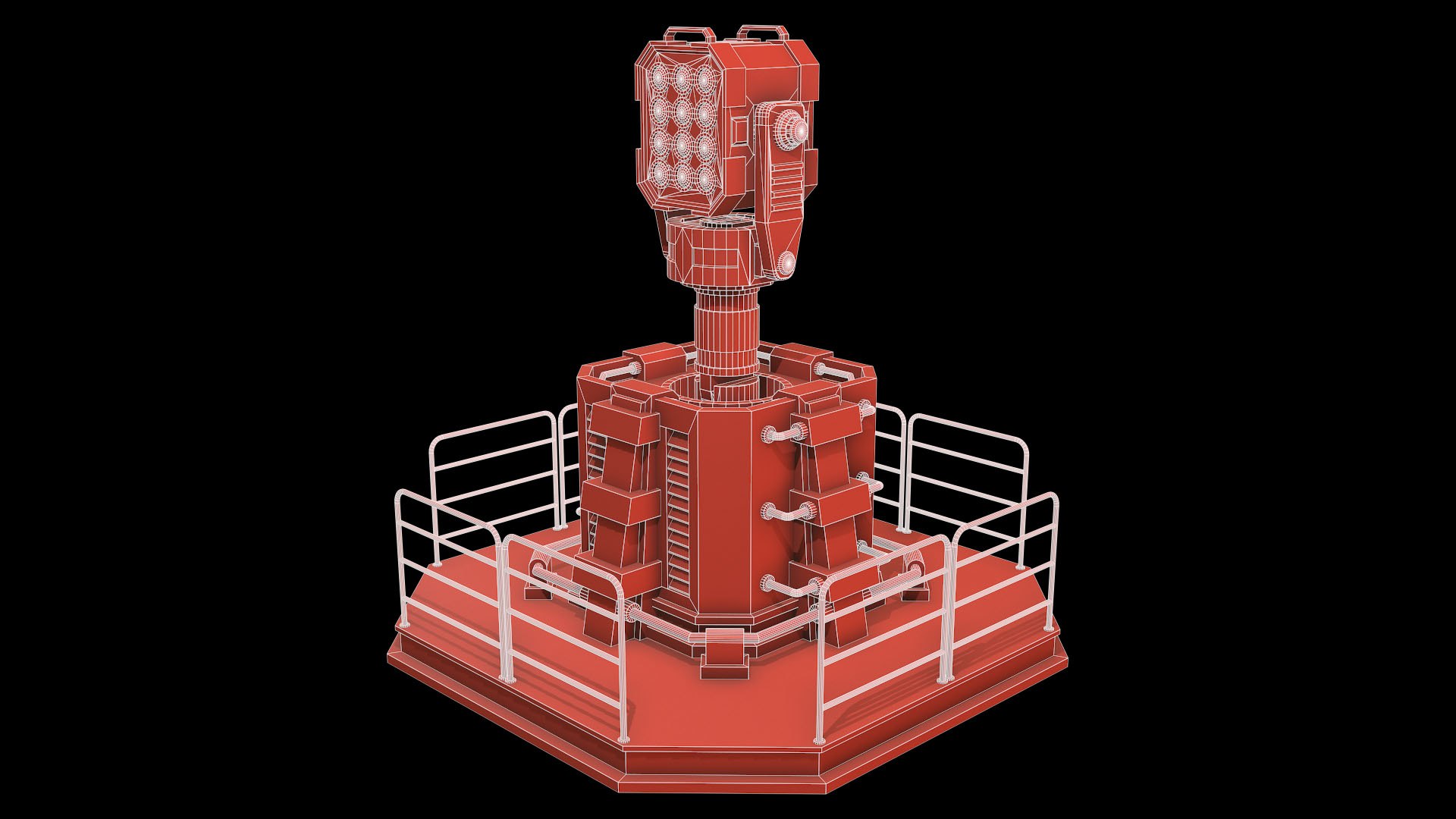 Rusty Turret-1-V1 3D Model - TurboSquid 2300228