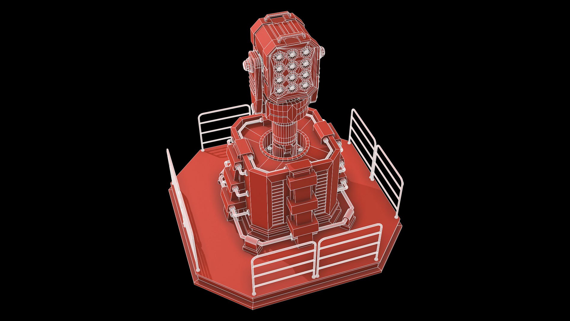 Rusty Turret-1-V1 3D Model - TurboSquid 2300228