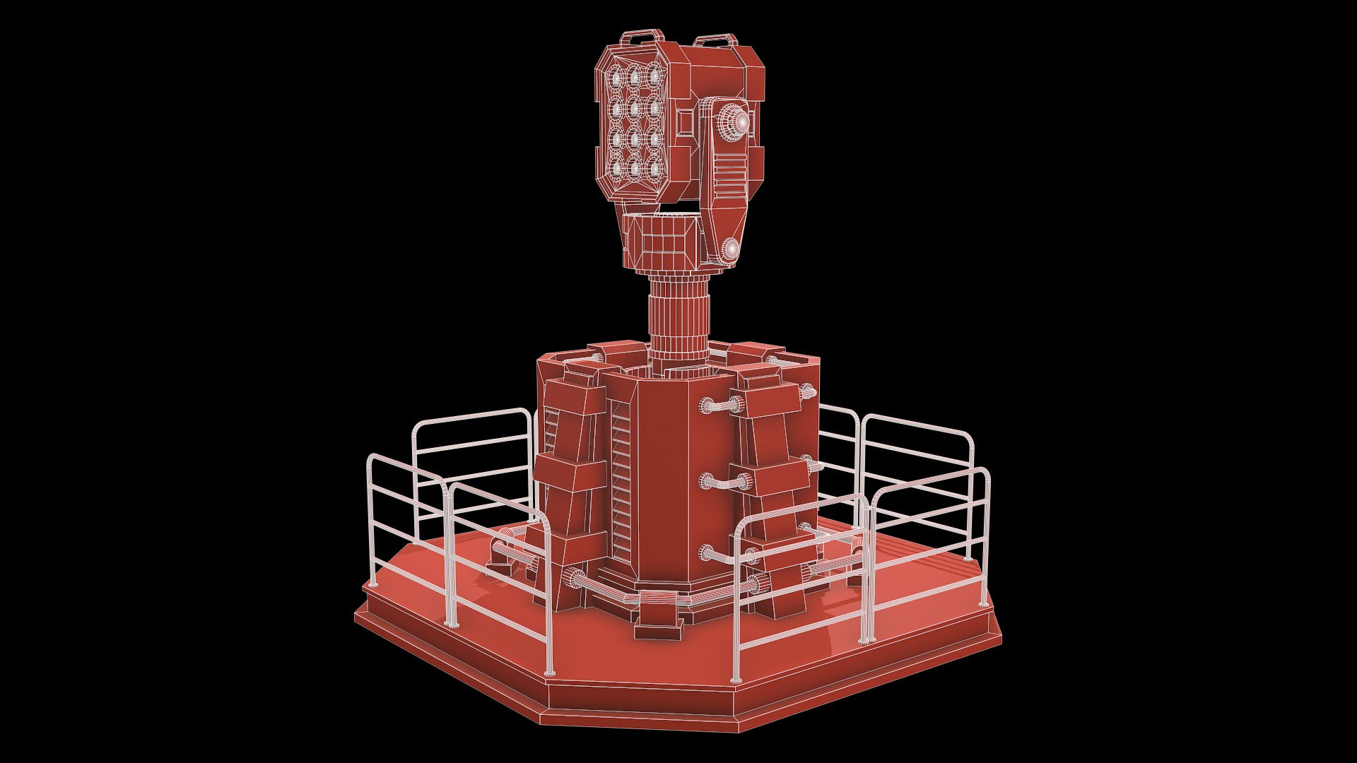 Rusty Turret-1-V1 3D Model - TurboSquid 2300228