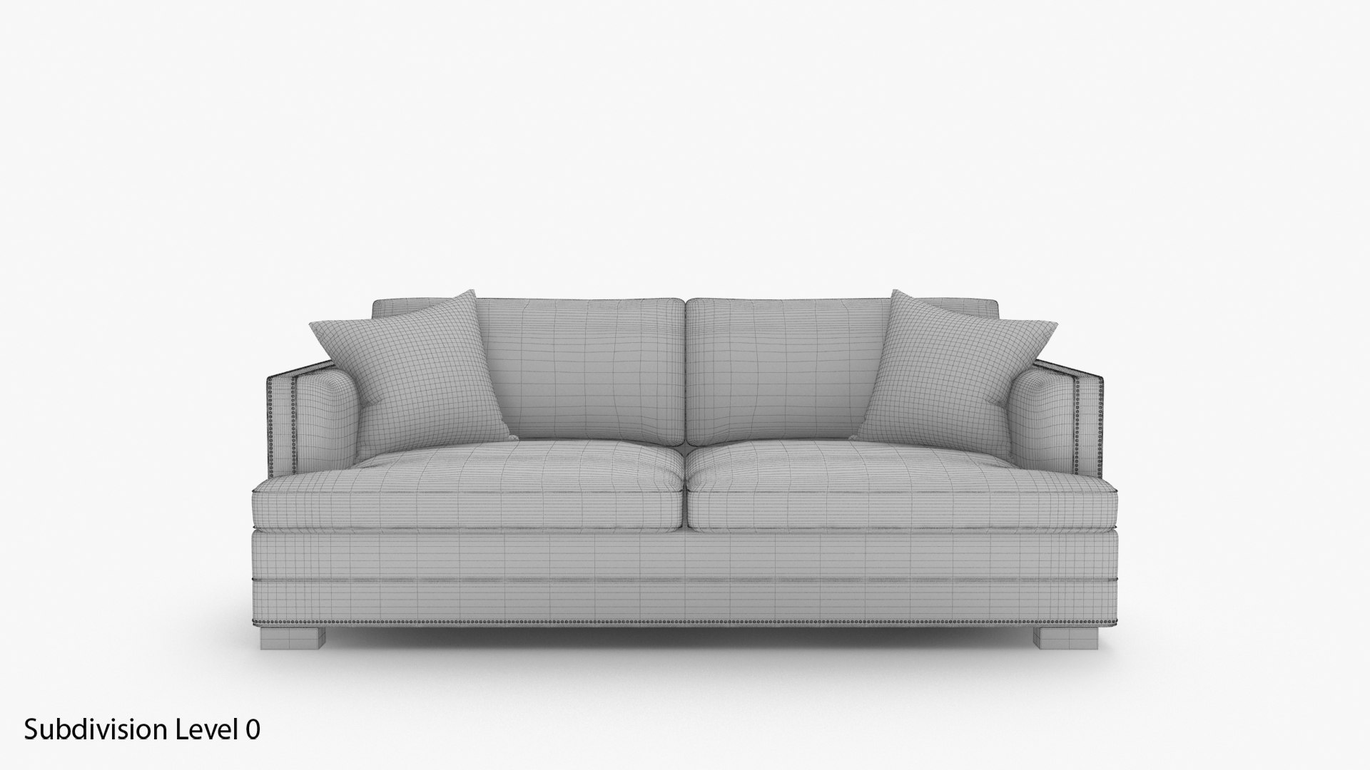 Ethan Allen Astor Sofa Model - TurboSquid 1960804