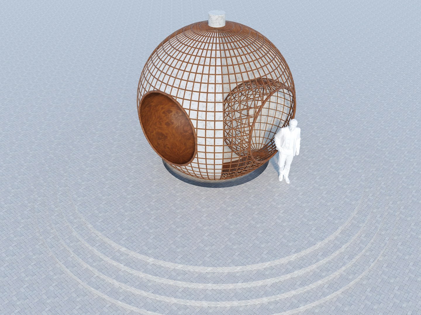 3D Globe Reading Space - TurboSquid 1469920