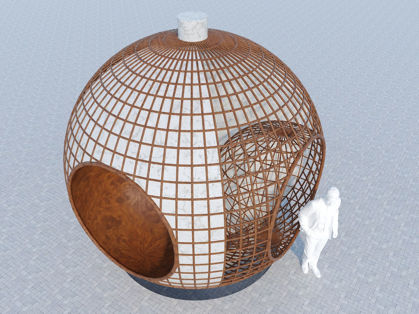 3D Globe Reading Space - TurboSquid 1469920