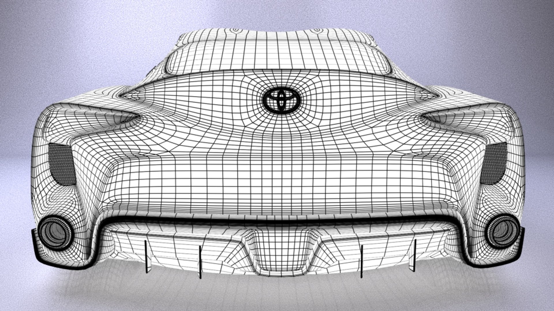 3D Toyota Concept Car Ft Model - TurboSquid 1584093