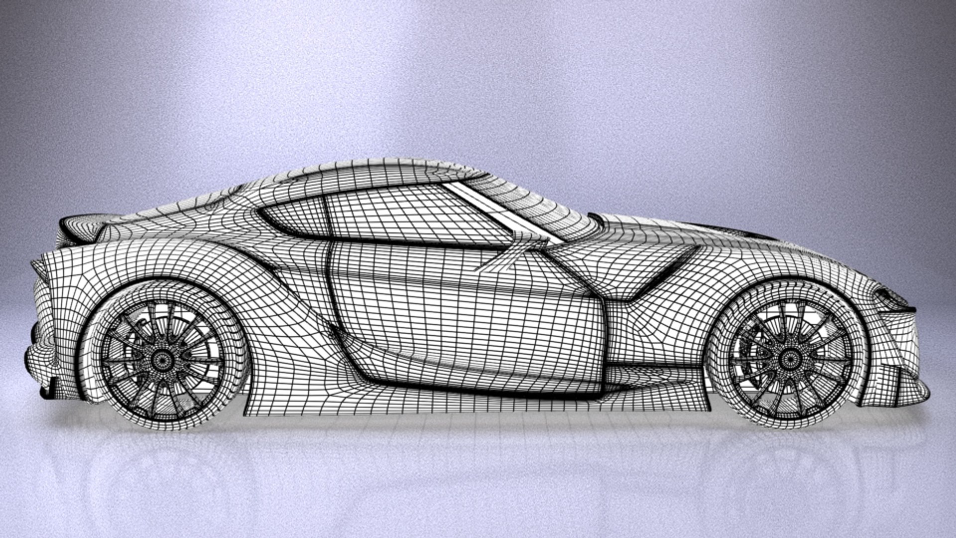 3D Toyota Concept Car Ft Model - TurboSquid 1584093