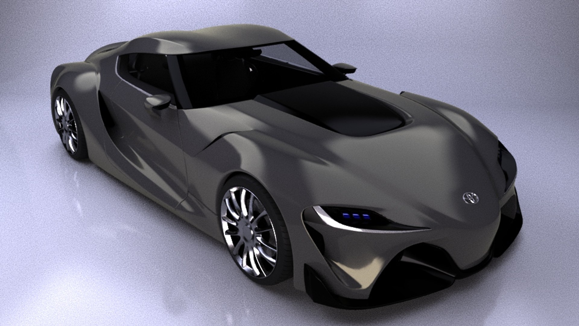 3D Toyota Concept Car Ft Model - TurboSquid 1584093