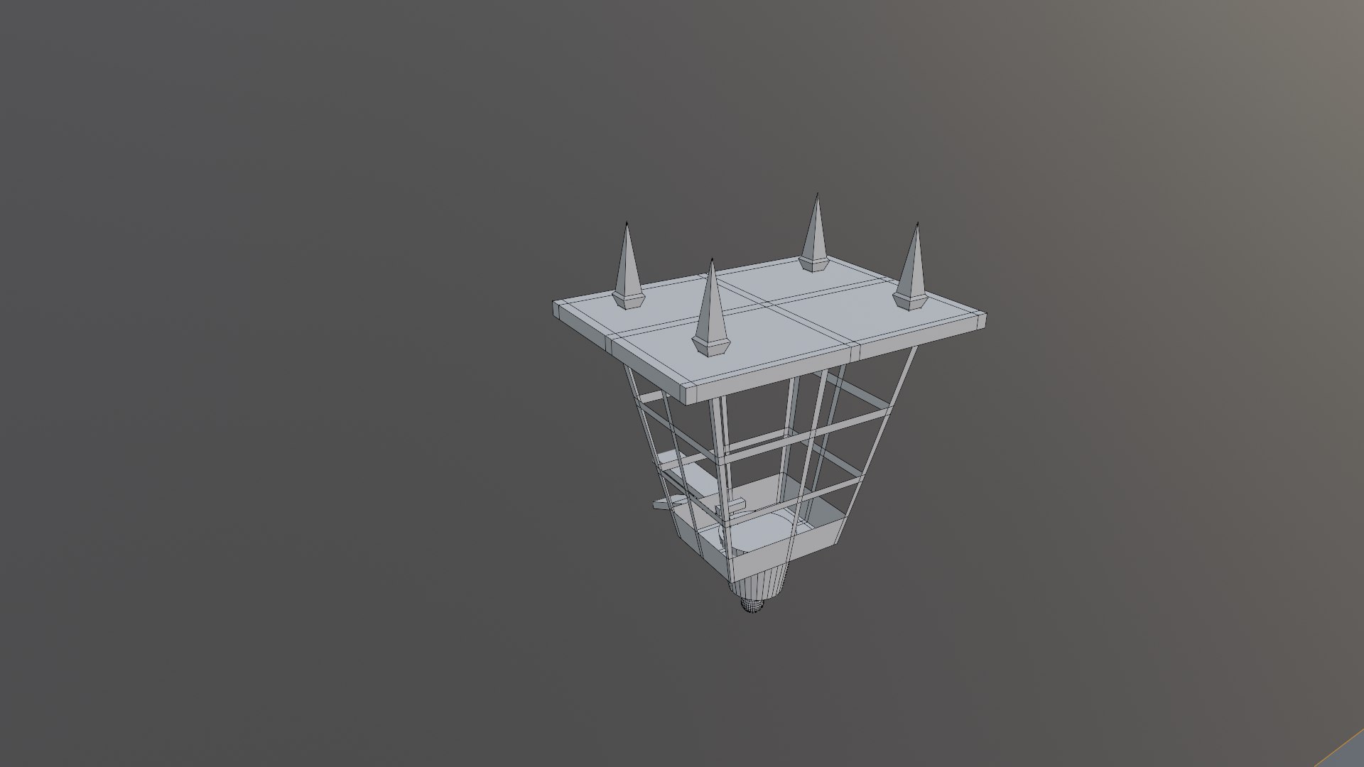 3D Wall Medieval Street Light - Lamp - TurboSquid 1991301