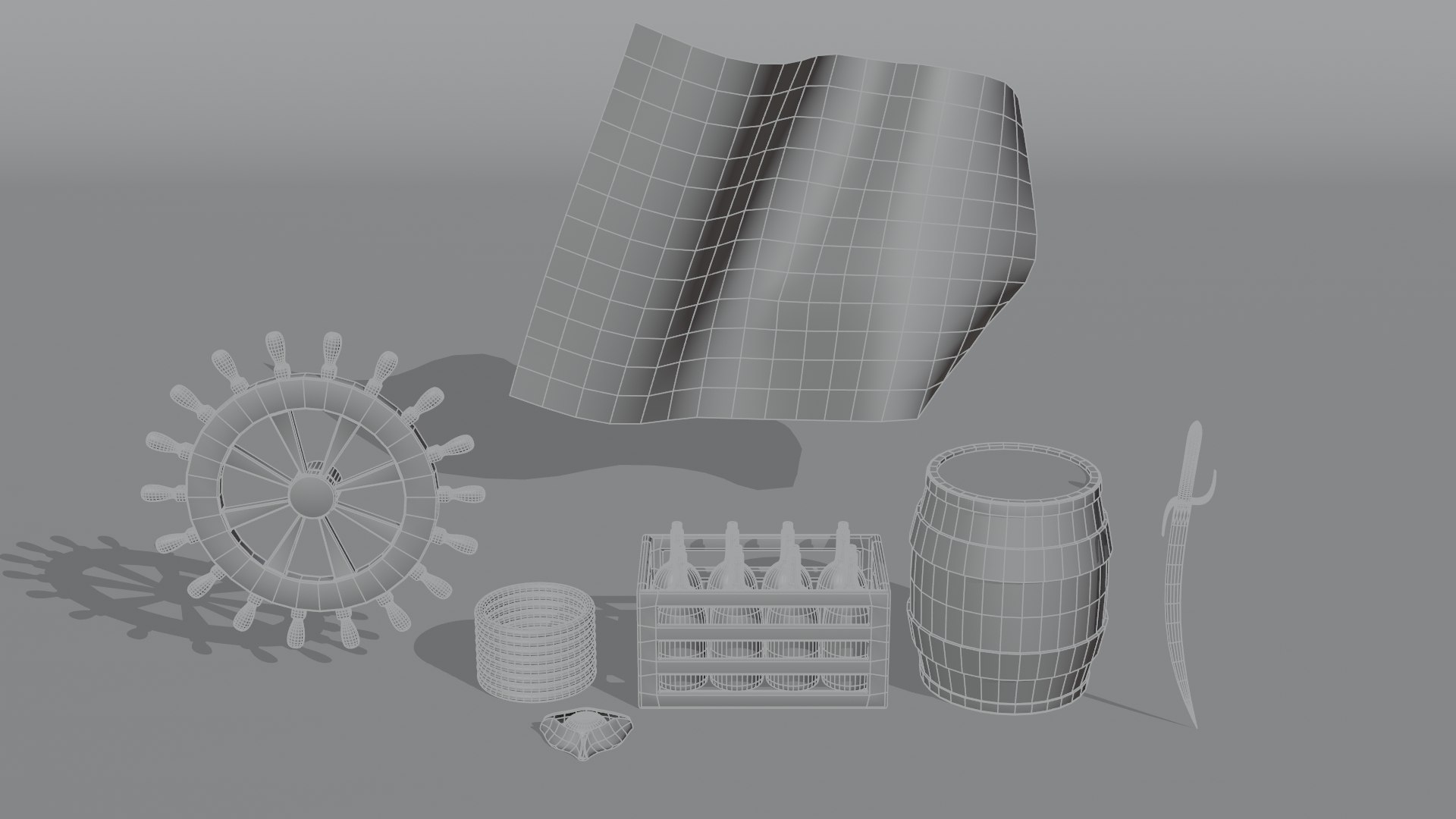 3D Pirate Pack - TurboSquid 1811498