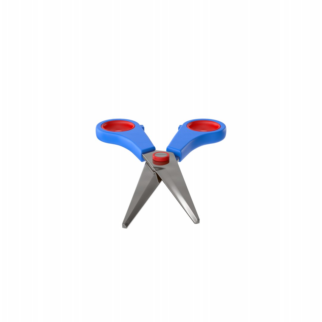 Scissors Blue 3D Model - TurboSquid 2314920