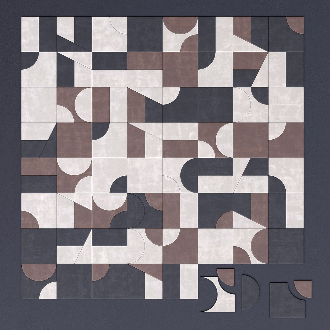 3D Tile Mutina Puzzle N1 Model - TurboSquid 1775297