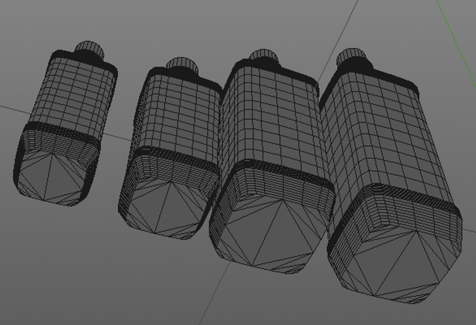 3d bottles fiji water model