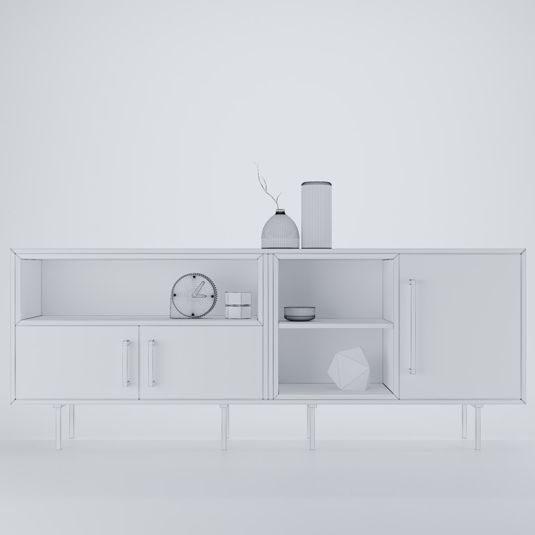 3D sideboard model - TurboSquid 1675796