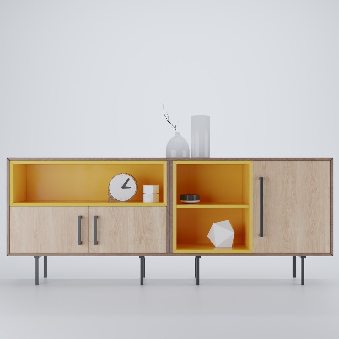 3D sideboard model - TurboSquid 1675796