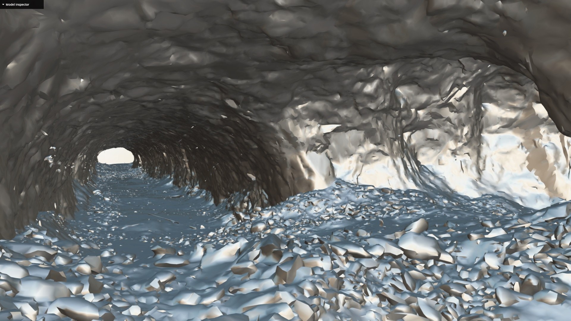 Old Underground Mine Excavation - White 3D Model - TurboSquid 2338458