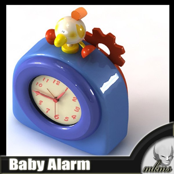 3d model baby alarm