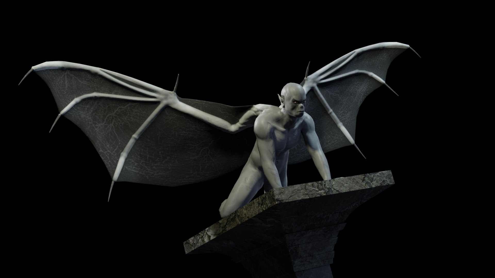 3D Monster Bat Model - TurboSquid 1804283