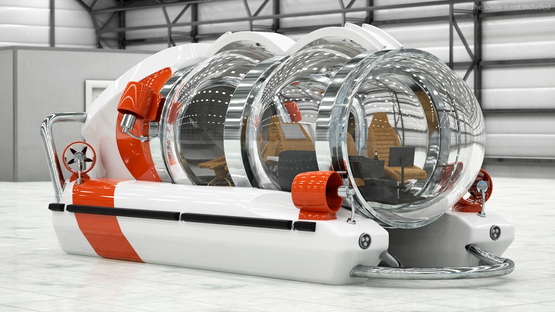 Small Personal Submarine Rigged 3D Model - TurboSquid 2206775