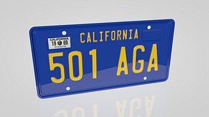 3D License Plate Models - Browse & Download Formats - TurboSquid