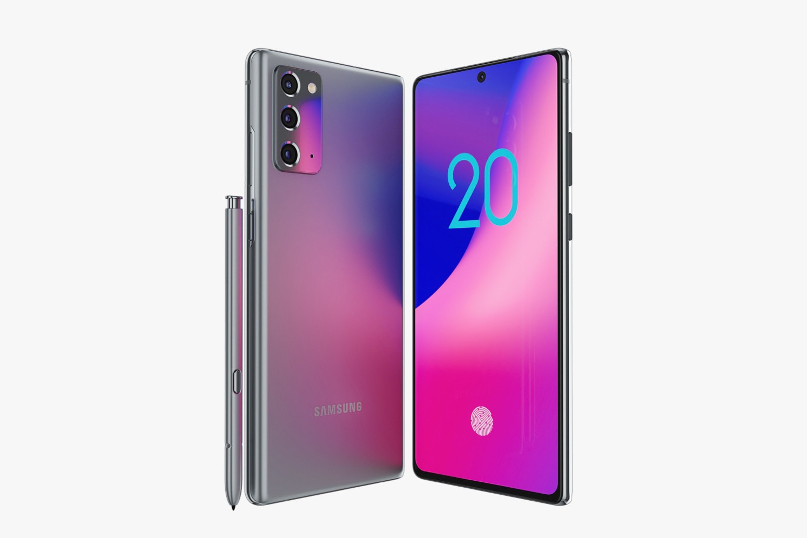 3D Samsung Galaxy Note 20 - TurboSquid 1595693