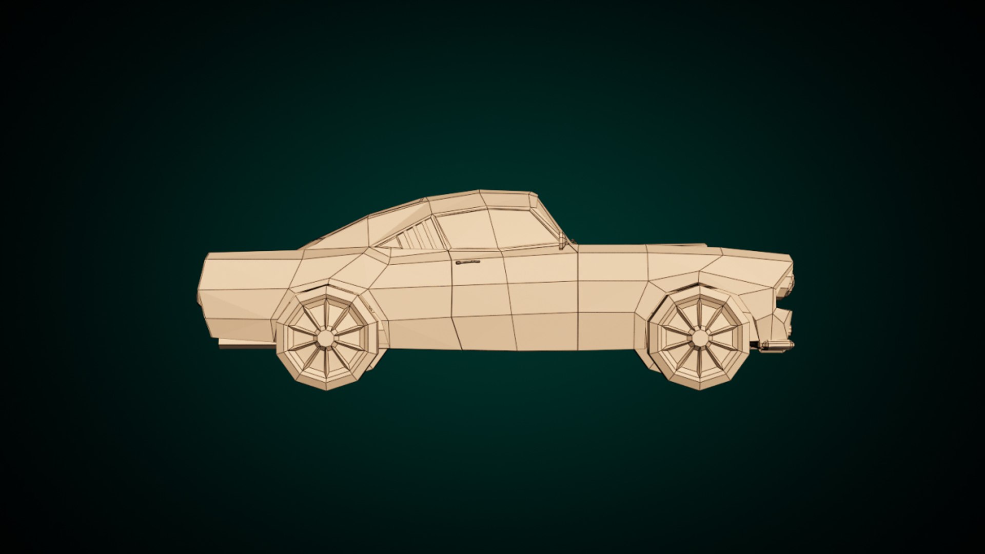 Muscle Car 3D Model - TurboSquid 1381908