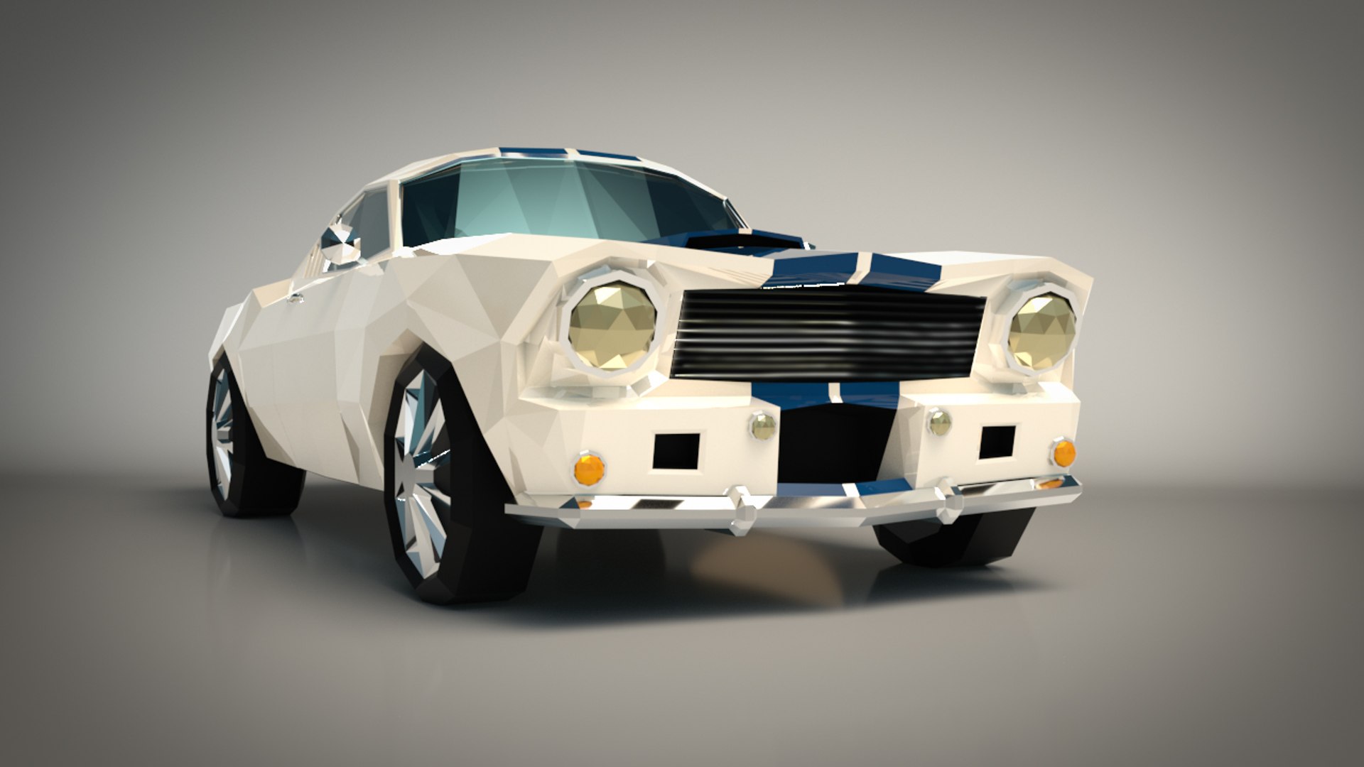 Muscle Car 3D Model - TurboSquid 1381908