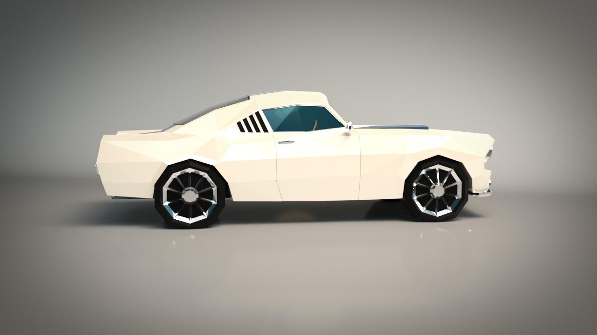 Muscle Car 3D Model - TurboSquid 1381908