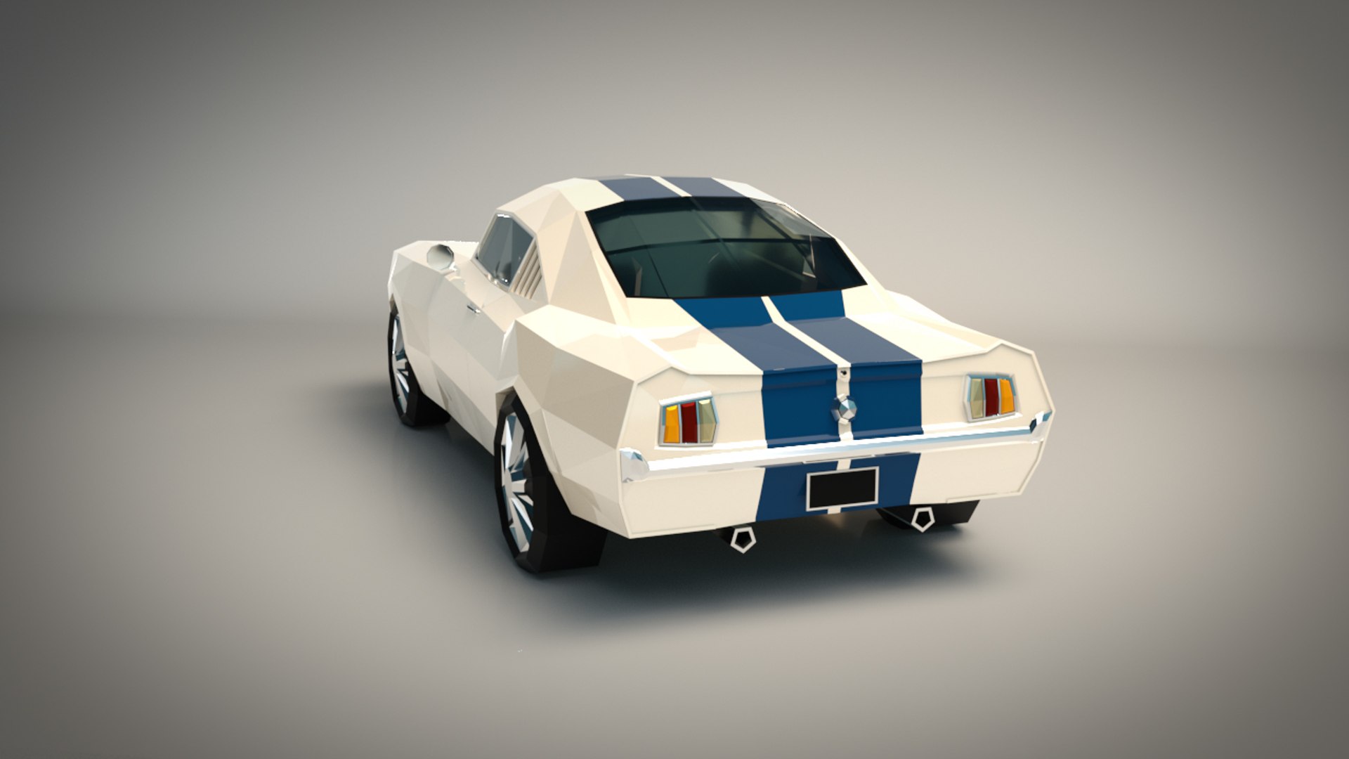 Muscle Car 3D Model - TurboSquid 1381908