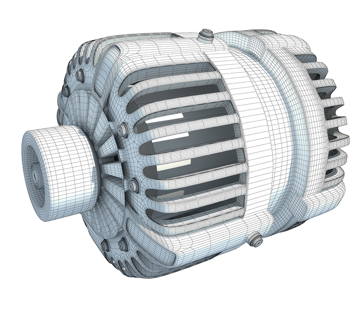 Engine Alternator 3D Model - TurboSquid 1174612