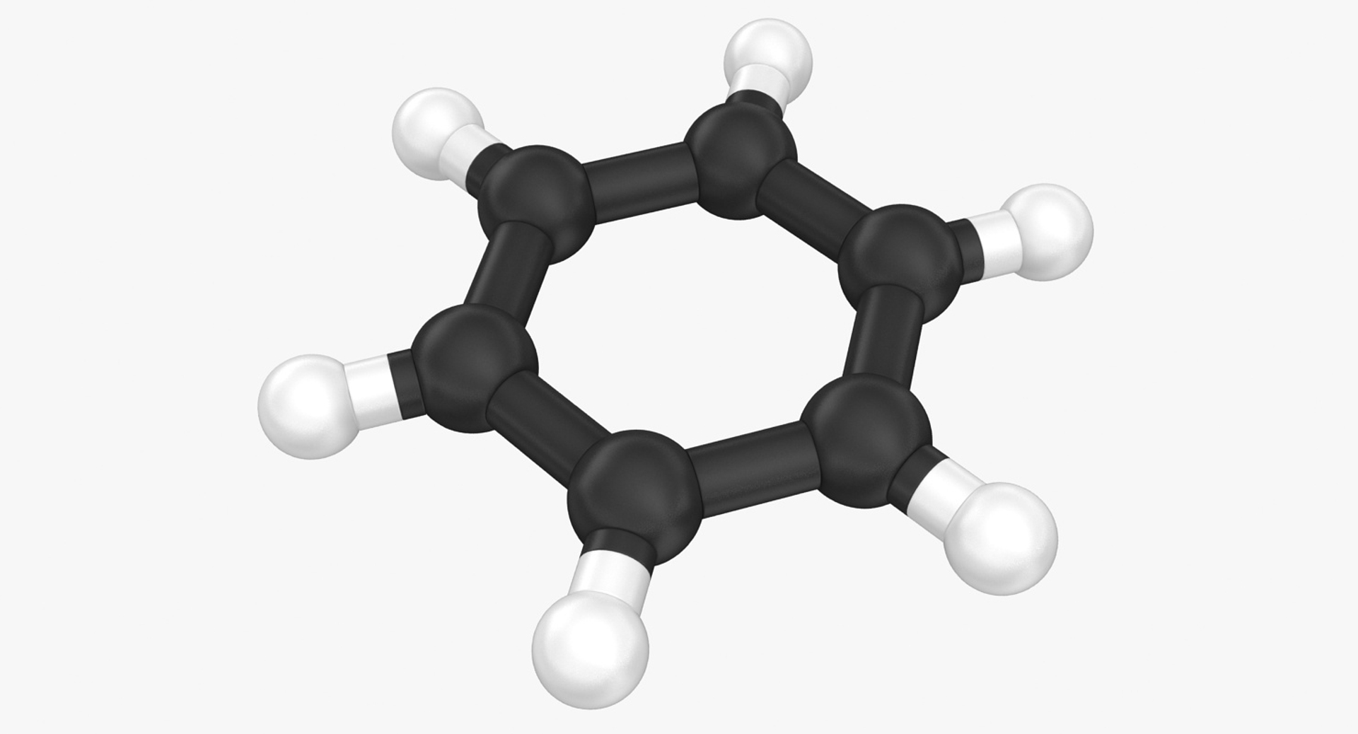 Benzene Scanline Ready 3d Model