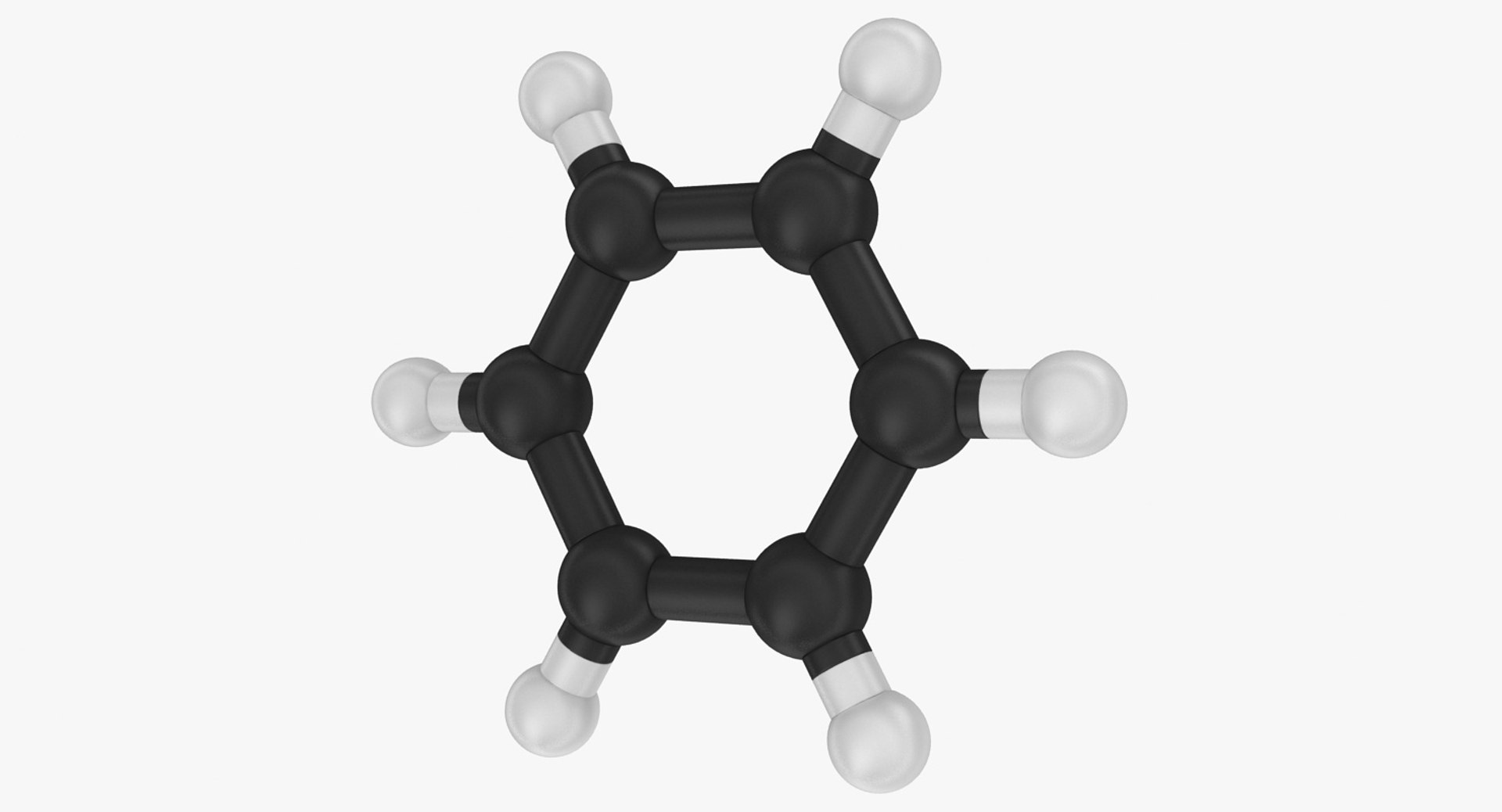Benzene Scanline Ready 3d Model