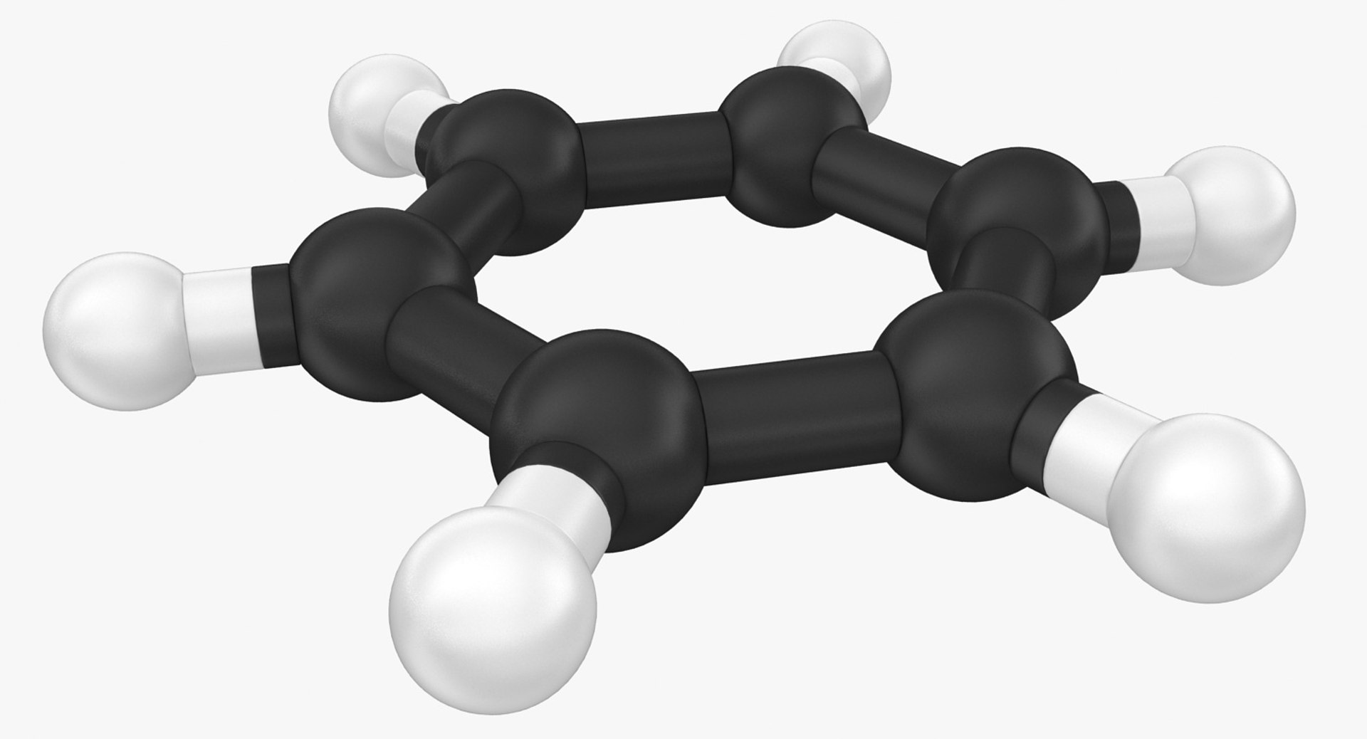Benzene Scanline Ready 3d Model