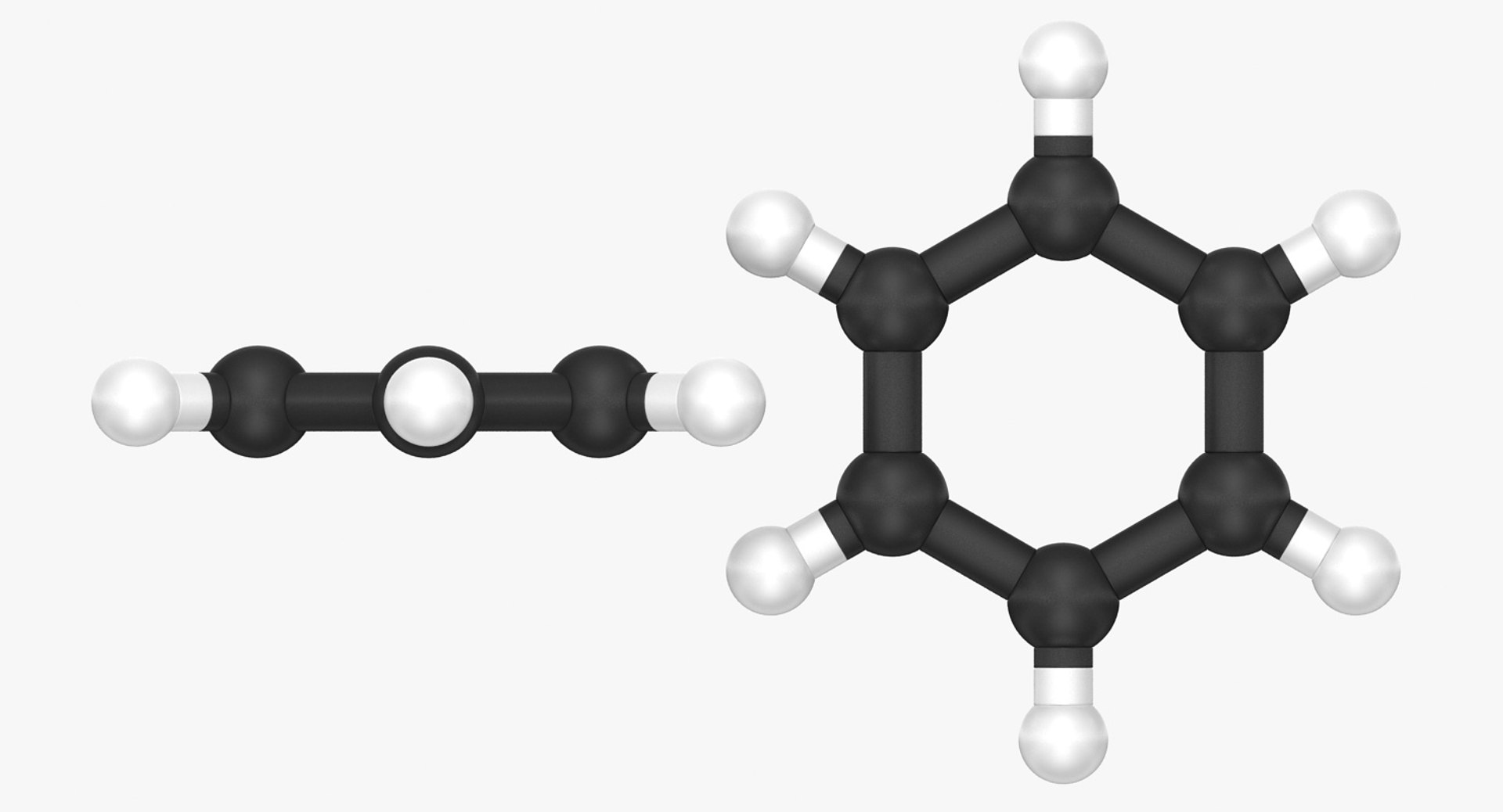 Benzene Scanline Ready 3d Model