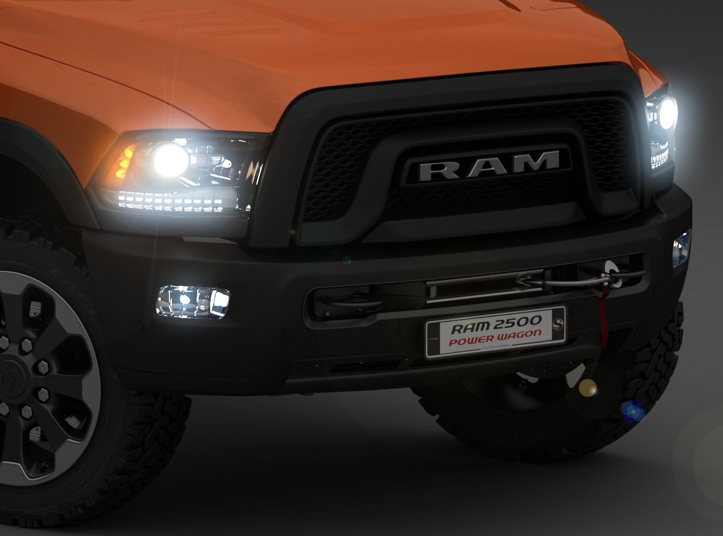 Dodge ram 2500 power 3D model - TurboSquid 1288116