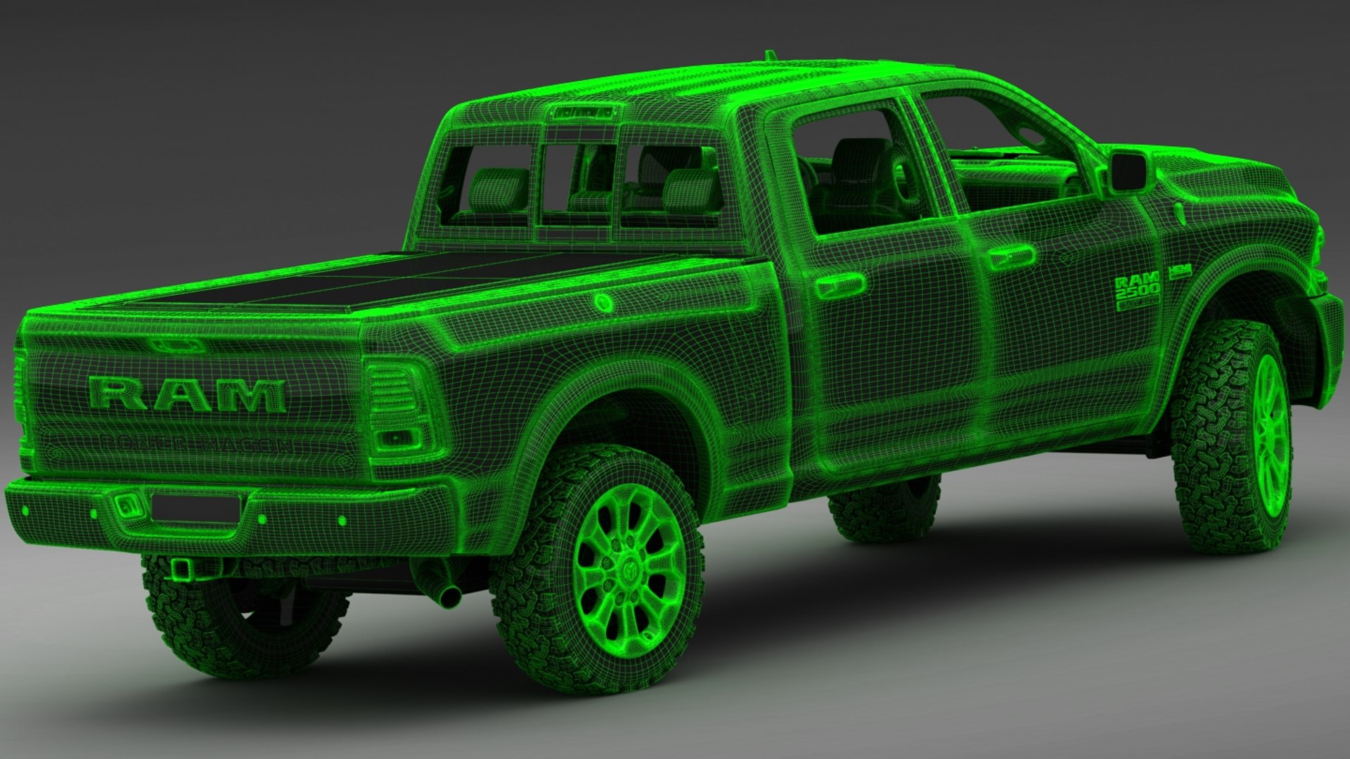 Dodge ram 2500 power 3D model - TurboSquid 1288116