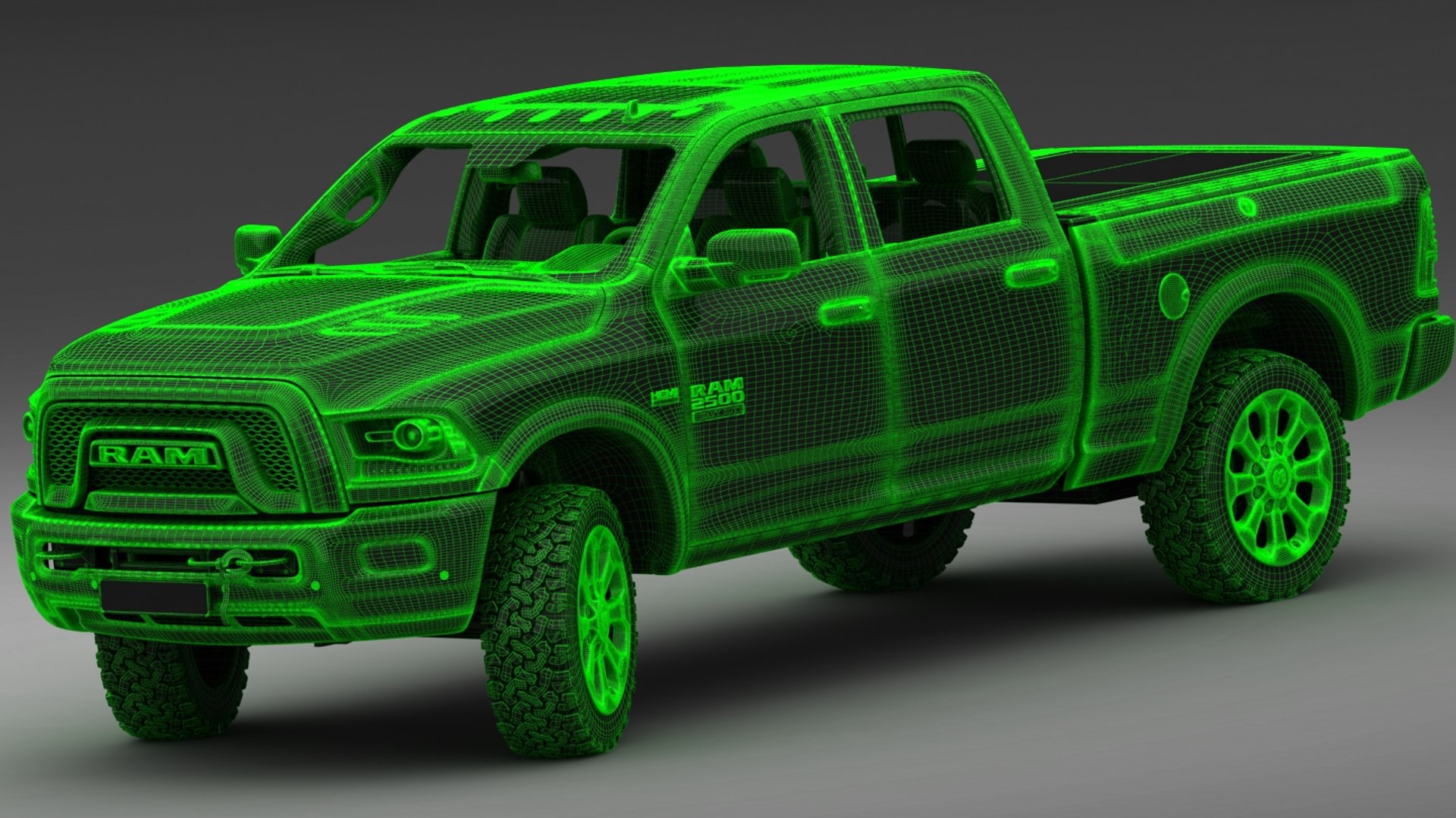Dodge ram 2500 power 3D model - TurboSquid 1288116