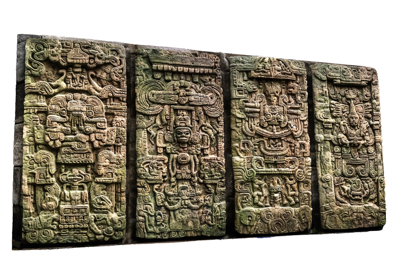3D Walls Of Ancient Mayan Architecture Model - TurboSquid 2066451