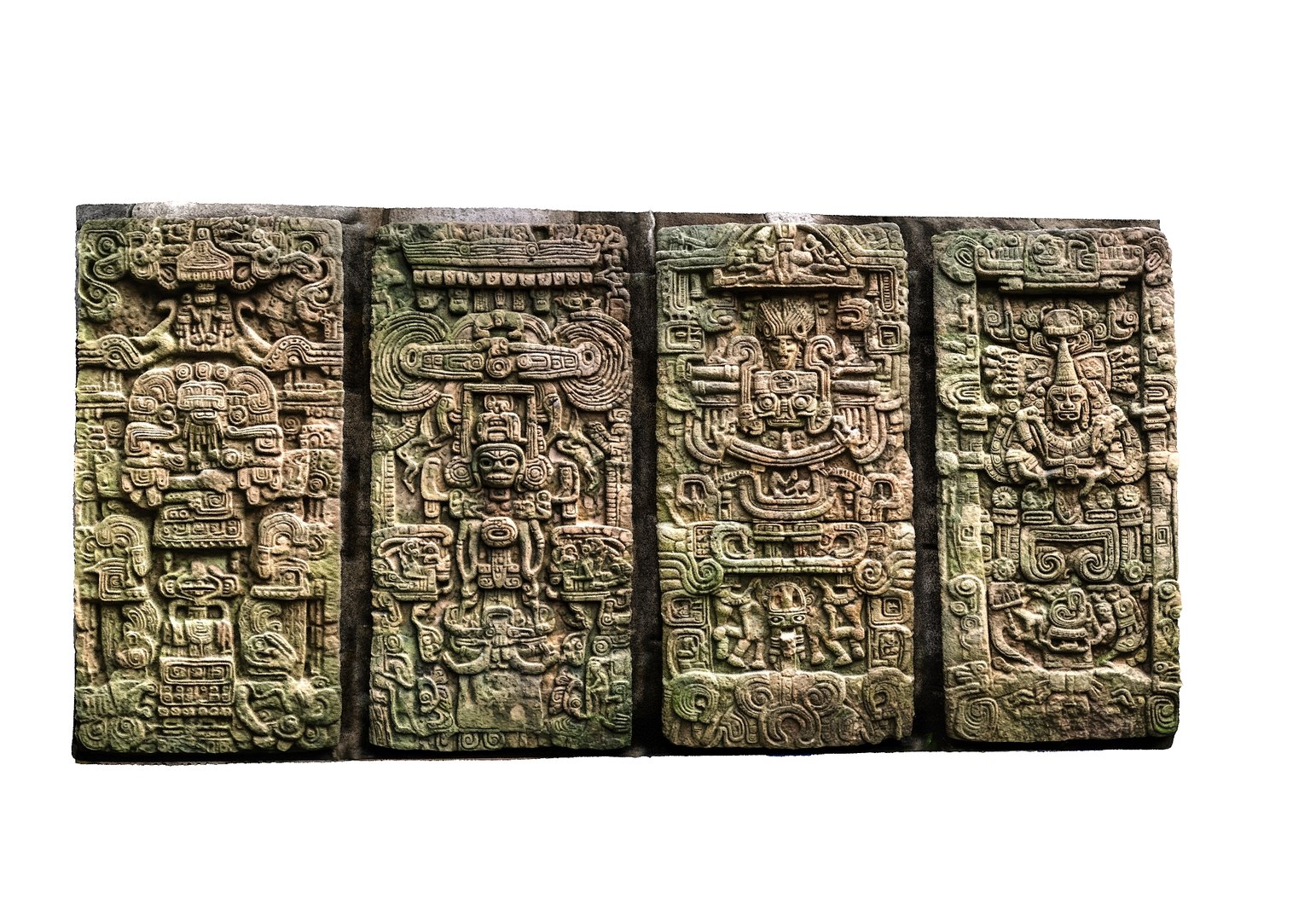 3D Walls Of Ancient Mayan Architecture Model - TurboSquid 2066451
