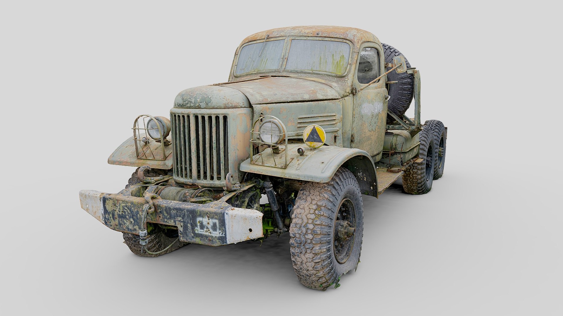 3D ZIL-157 Soviet Multi-purpose Military Truck - TurboSquid 2357015