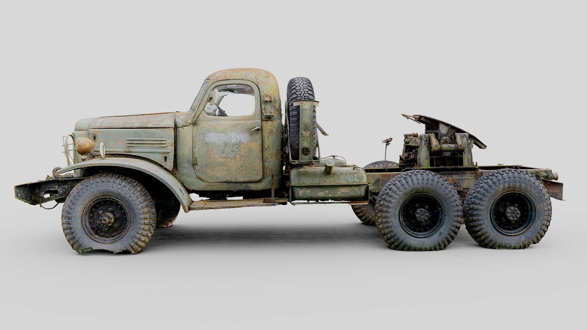 3D ZIL-157 Soviet Multi-purpose Military Truck - TurboSquid 2357015