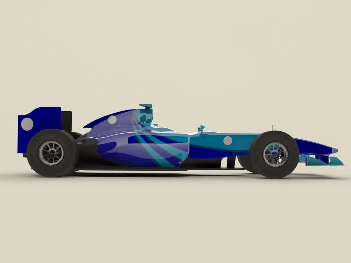 Generic F1 Car 3d C4d