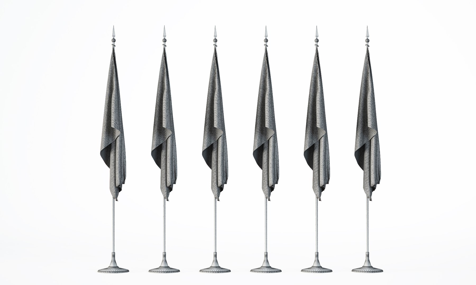 Flag stand 3D - TurboSquid 1345064