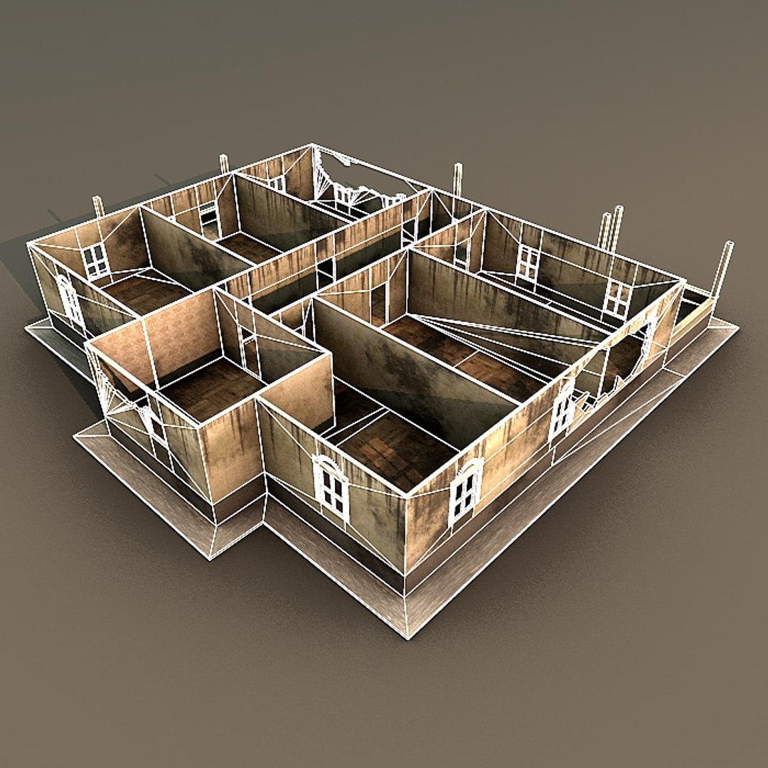 3d House Interior Model