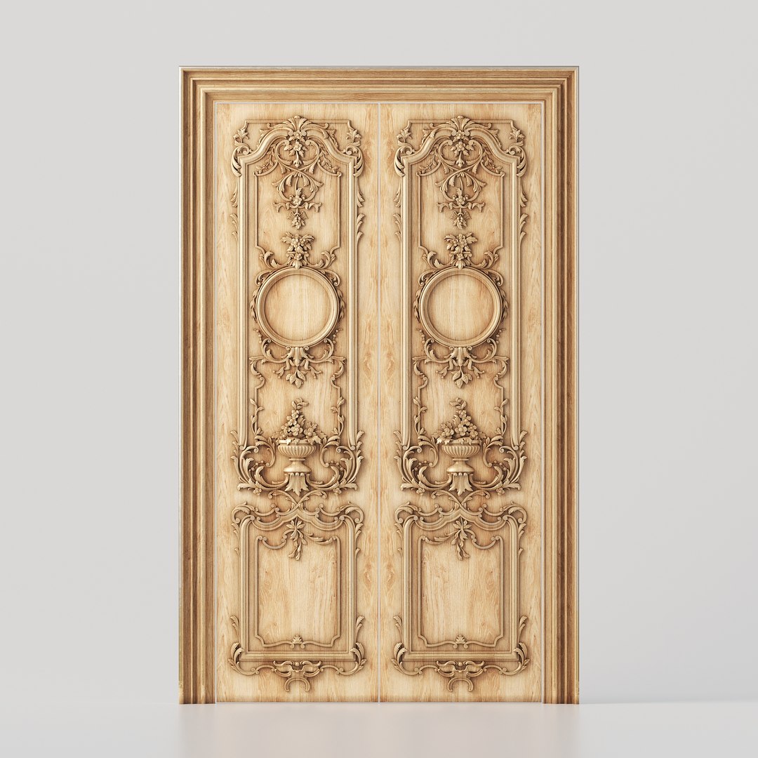 3D rococo style cnc interior design - TurboSquid 1663301