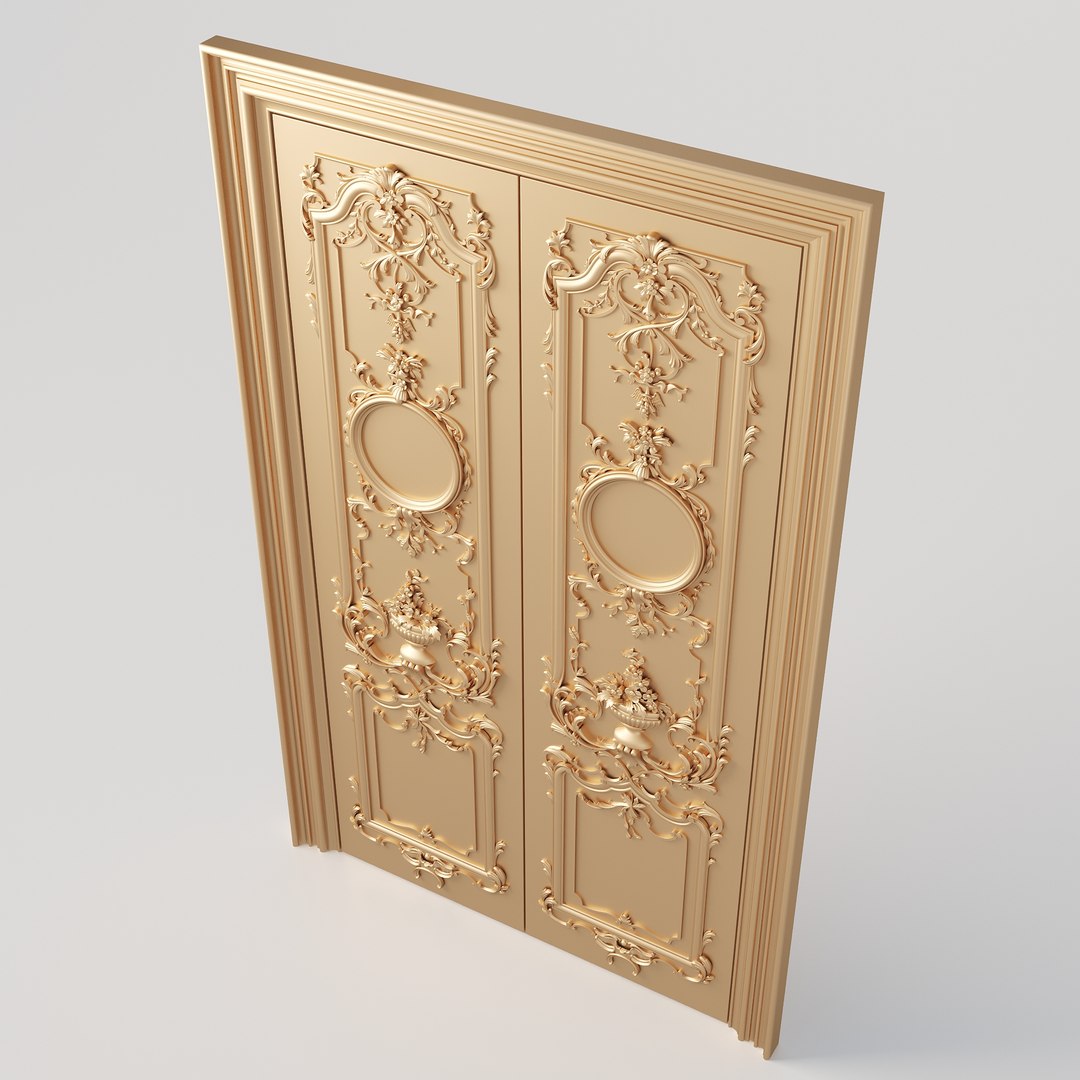 3D rococo style cnc interior design - TurboSquid 1663301