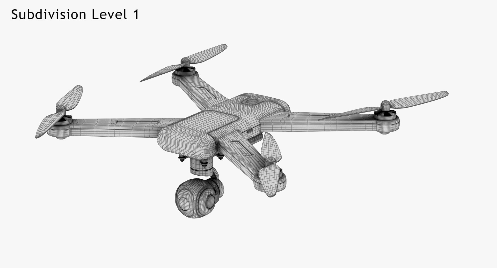 Xiaomi Mi Drone 4k 3D - TurboSquid 2224438