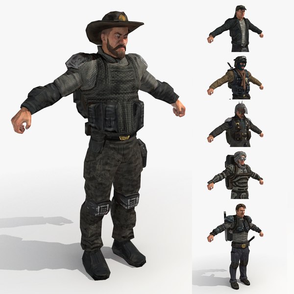 Game Character 3D Models for Download | TurboSquid