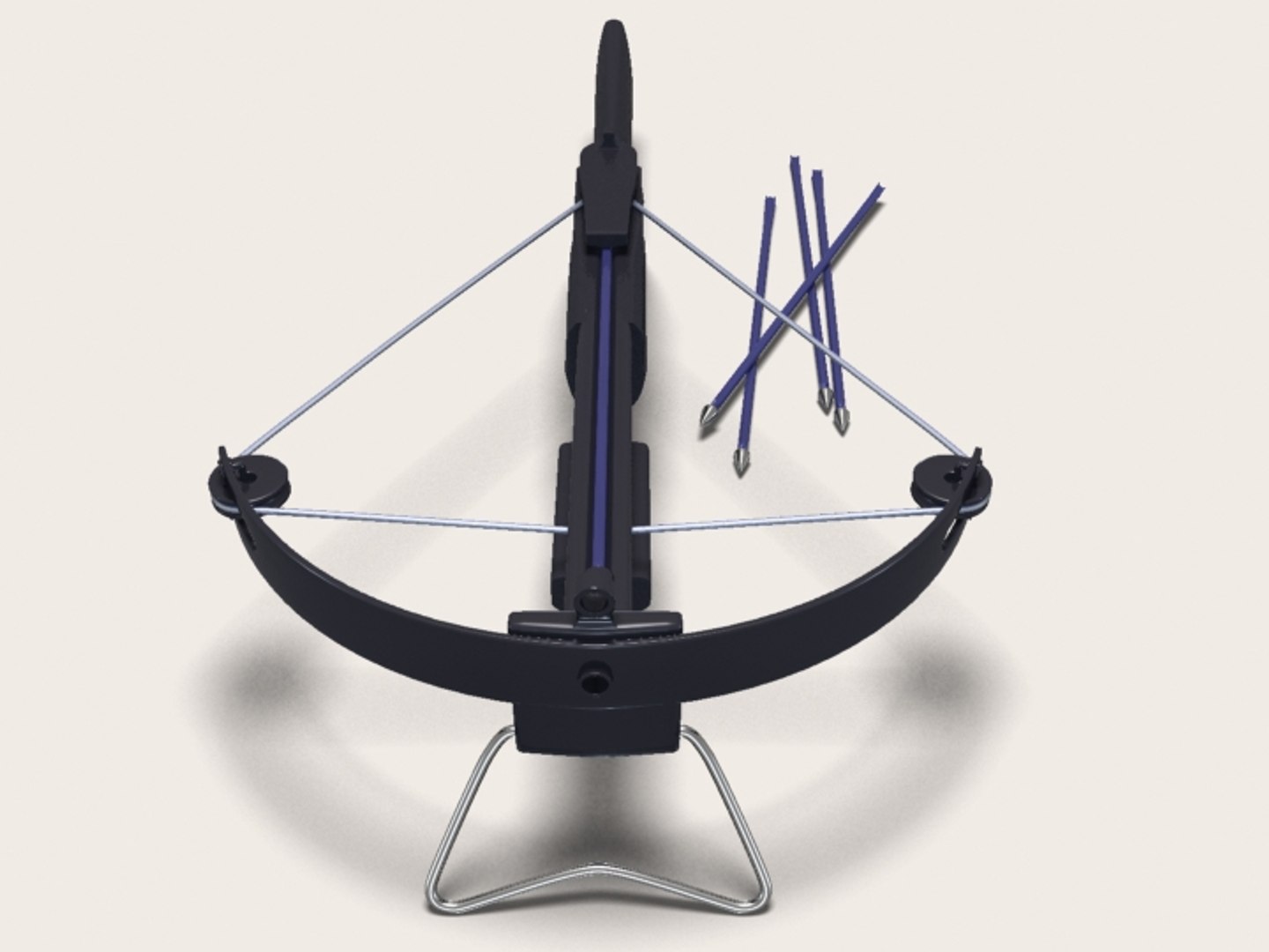 Rifle Bow Animation 3d 3ds