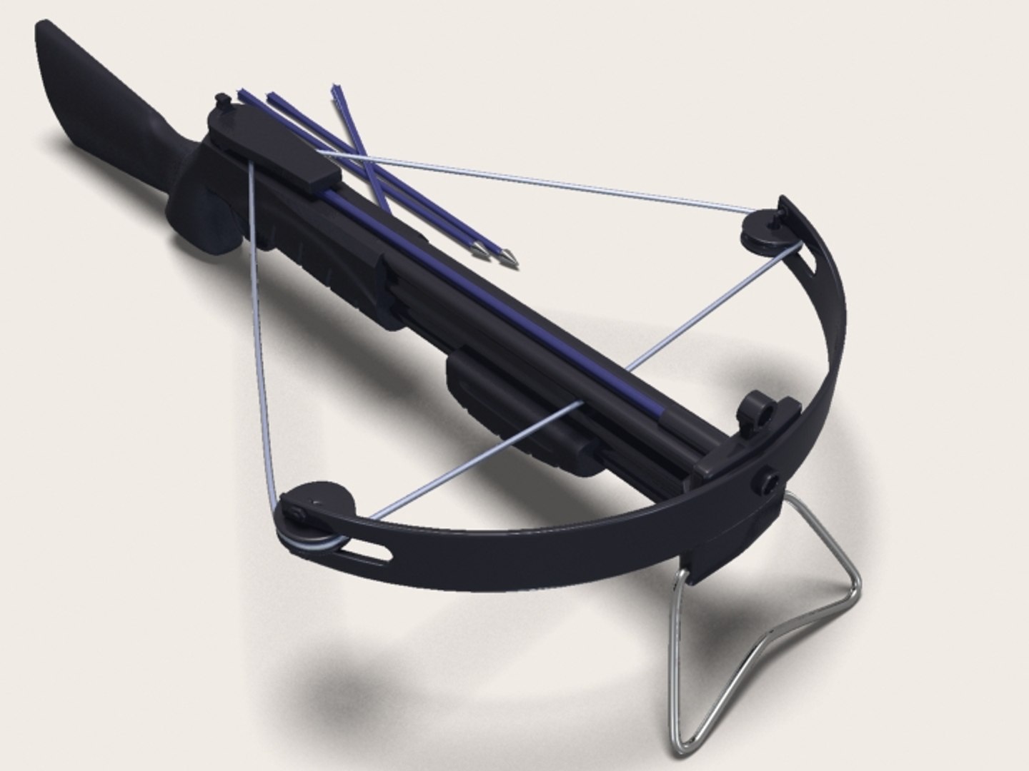 Rifle Bow Animation 3d 3ds