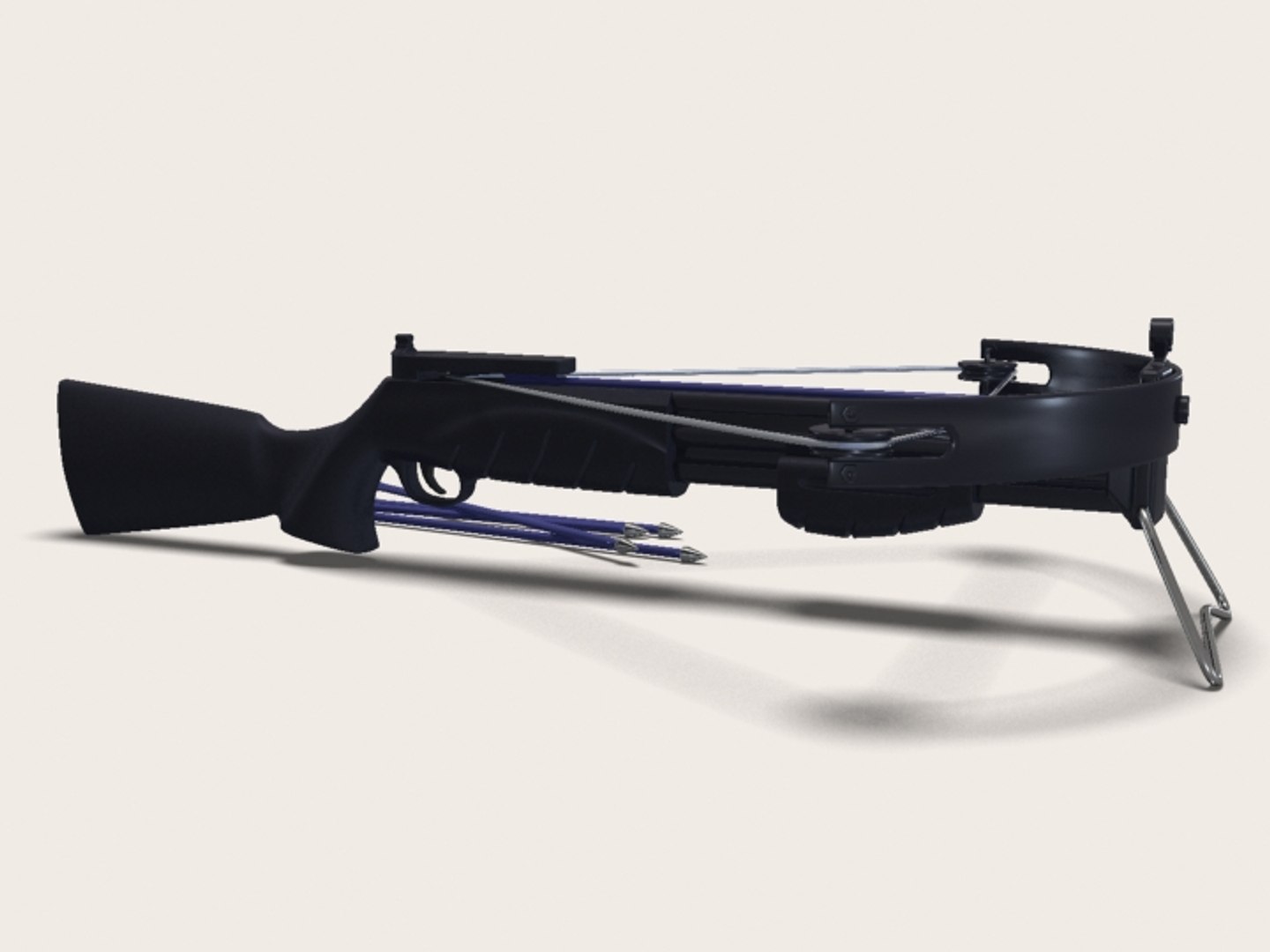 Rifle Bow Animation 3d 3ds