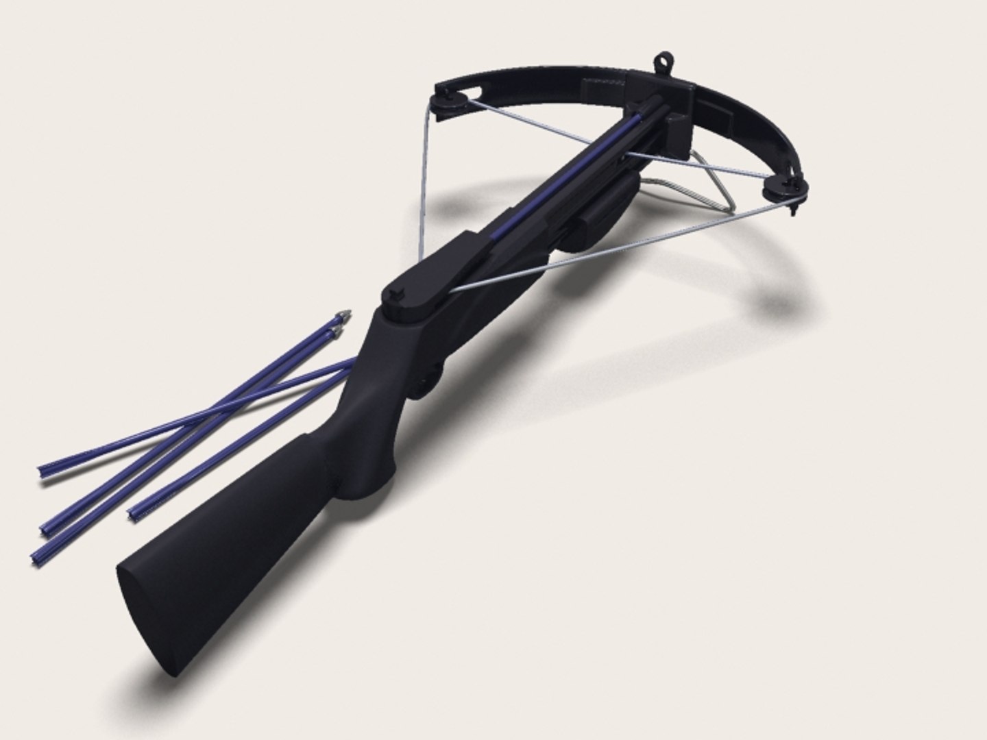 Rifle Bow Animation 3d 3ds